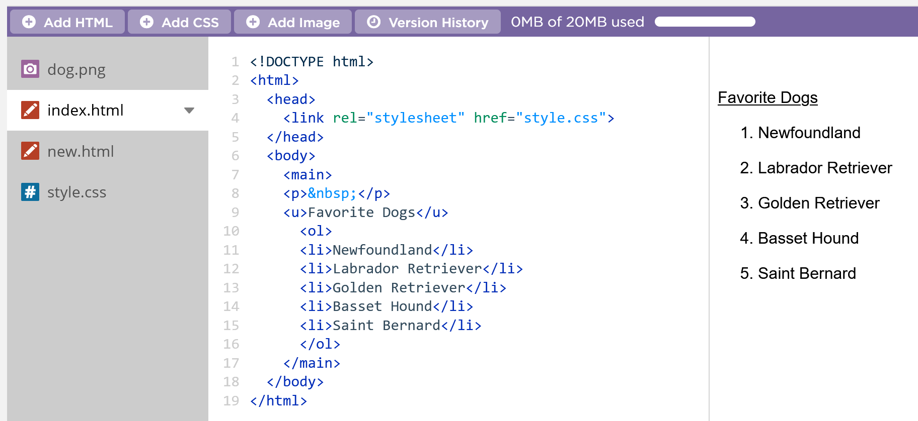 Metuchen High School Web Programming